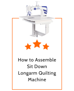 How to Assemble Sit Down Longarm Quilting Machine – Sewing Machine Gallery