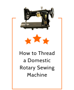How to Thread a Domestic Rotary Sewing Machine - Blog